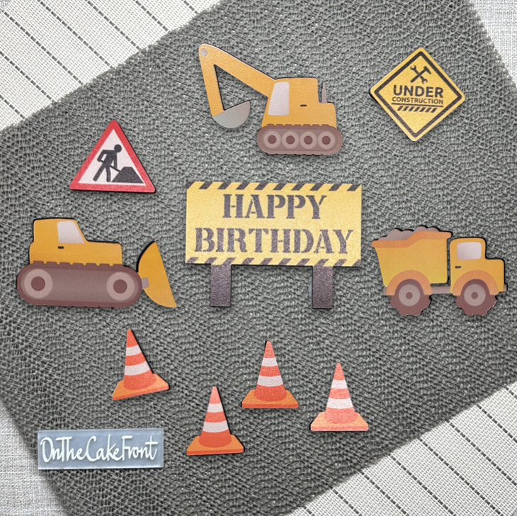 Construction Birthday Signs