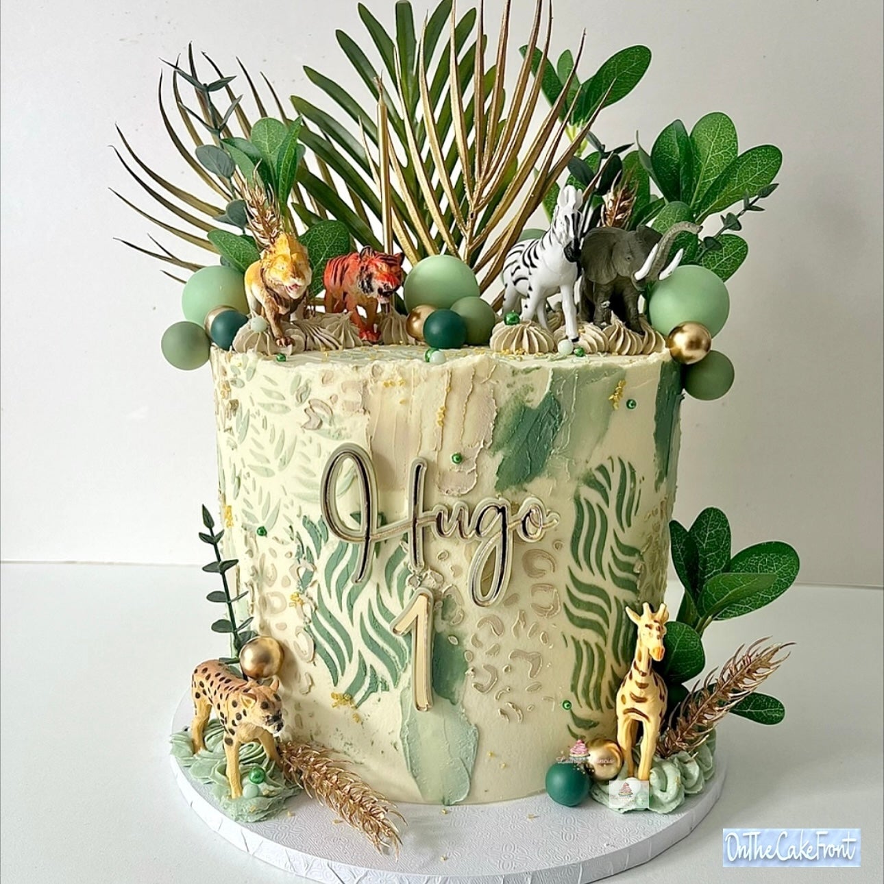 Acrylic Personalised Name Charm Age Set Dual Layer Toppers | On The ...