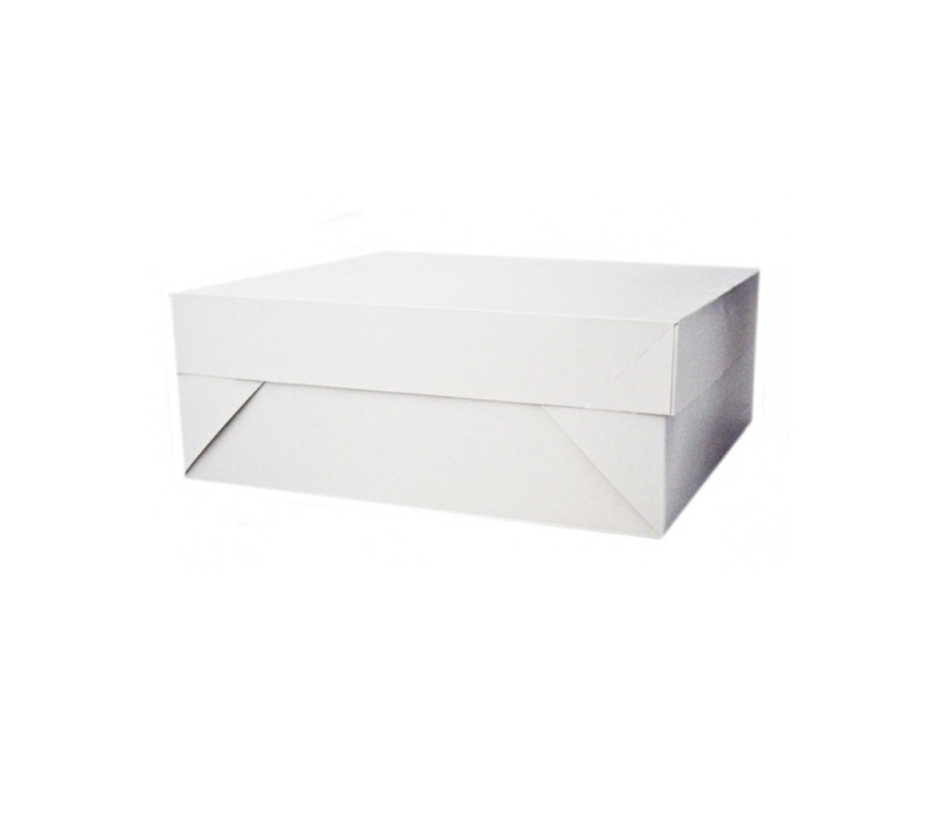 16 x 12 x 6 Inch White Rectangle Cake Box | On The Cake Front