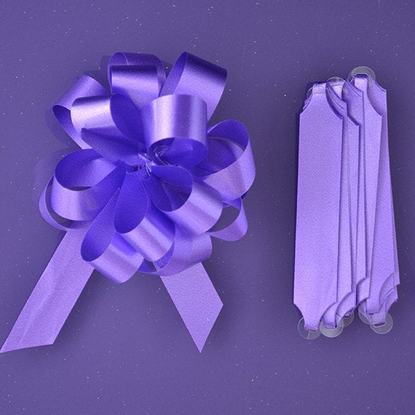 Purple Pull Bow Ribbon 18mm | On The Cake Front