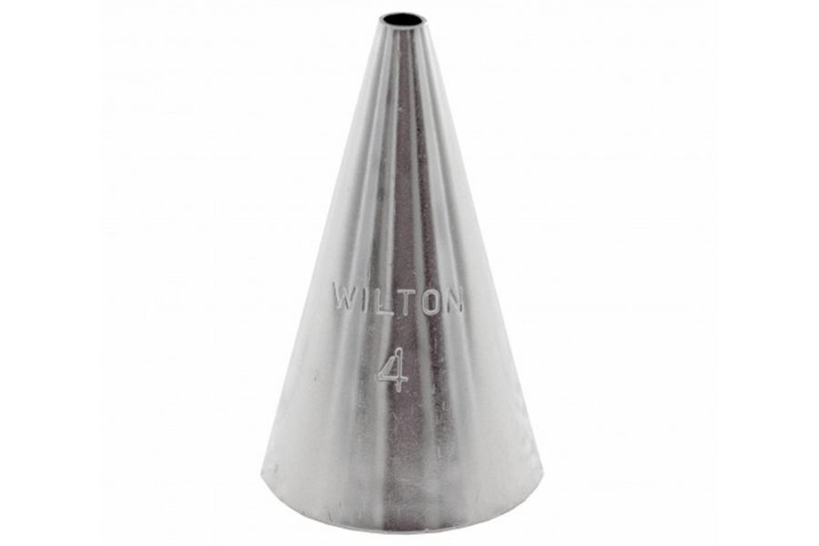 No 4 Round Piping Tip Wilton | On The Cake Front