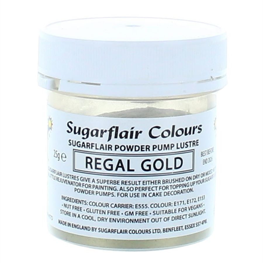 Regal Gold Lustre Dust Powder 25g | On The Cake Front